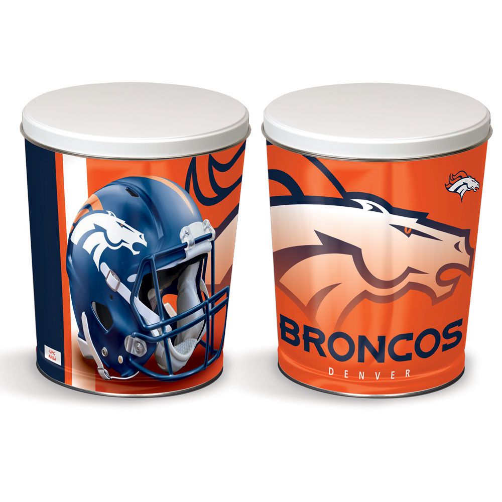 3 Gal Denver Broncos – The Popcorn Store